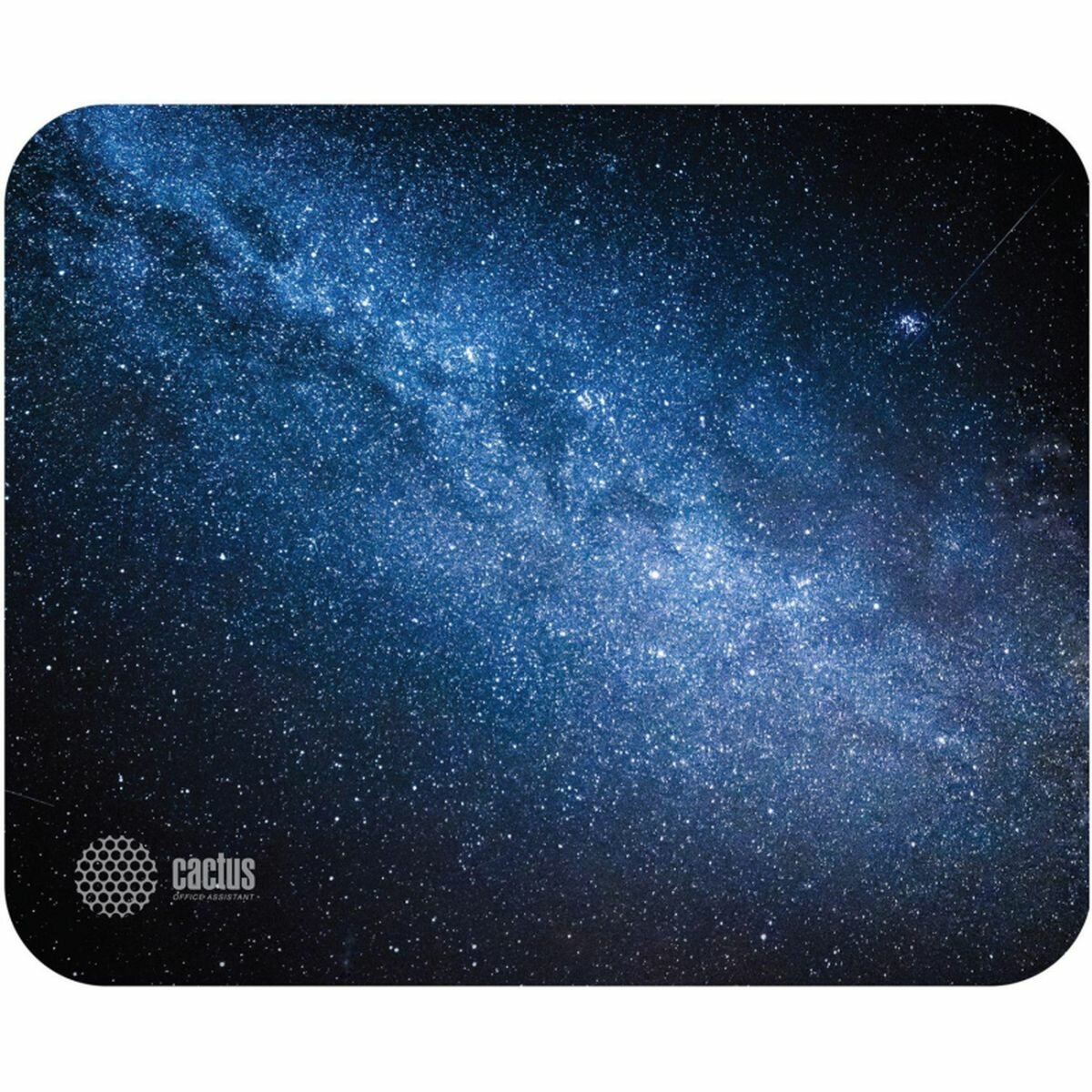 Коврик для мыши CACTUS CS-MP-P02M Milky Way Средний черный 300x250x2мм (1728415)