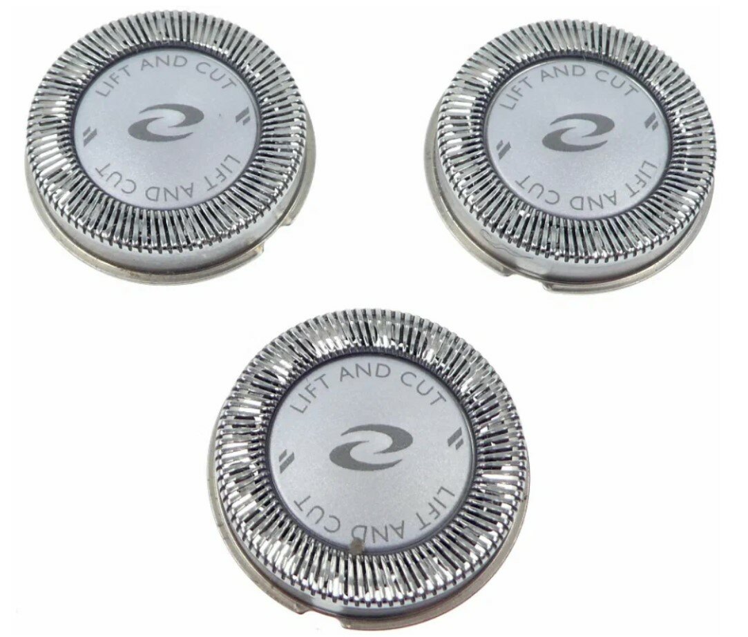 Режущий блок и сетка Чехол. ру HQ64 для Электробритвы Philips HQ5705/ HQ6070/ 6071/ HQ6073/ HQ7310 (3 шт)