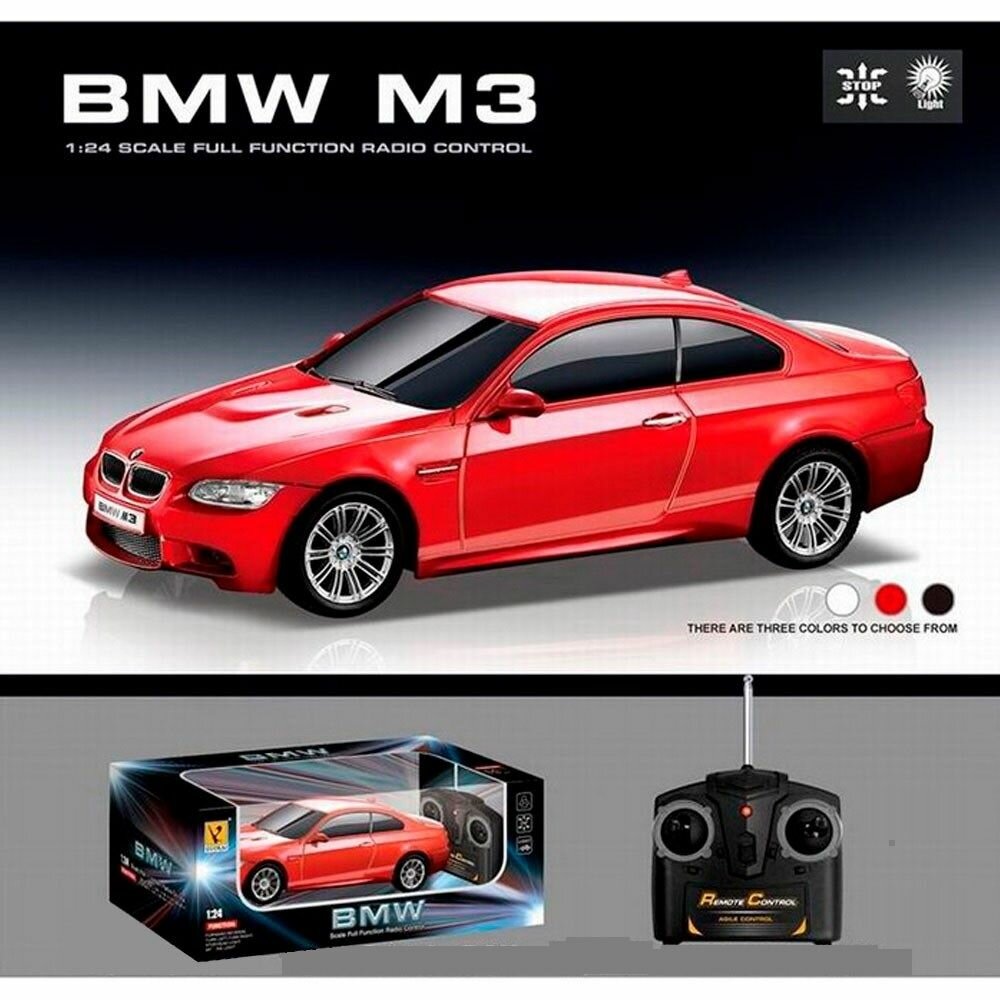 Машина радиоуправлении БМВ BMW M3 в кор. красная GK 866-2405S