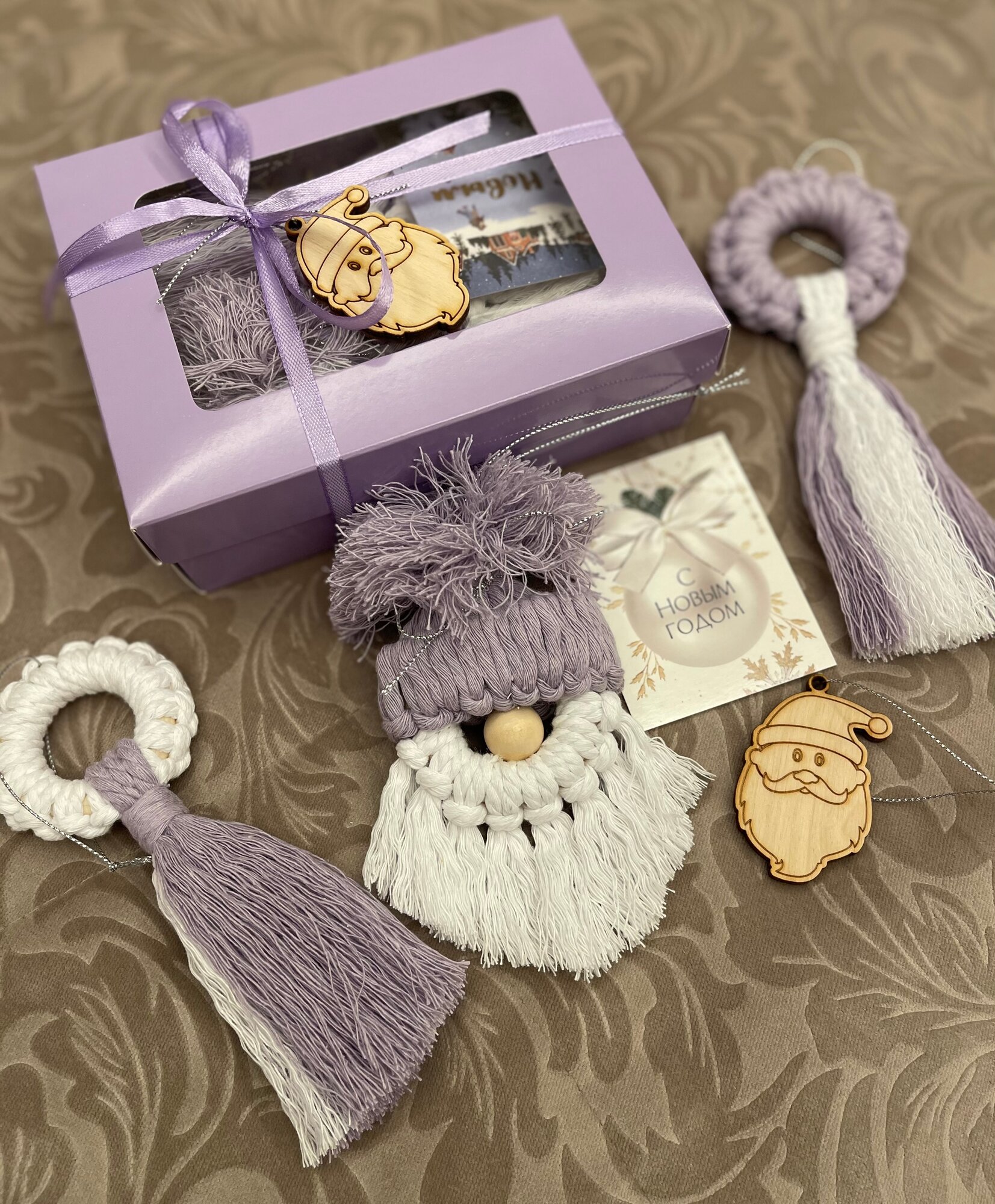 Подарок на новый год, ручная работа. Игрушки новогодние "Гном".