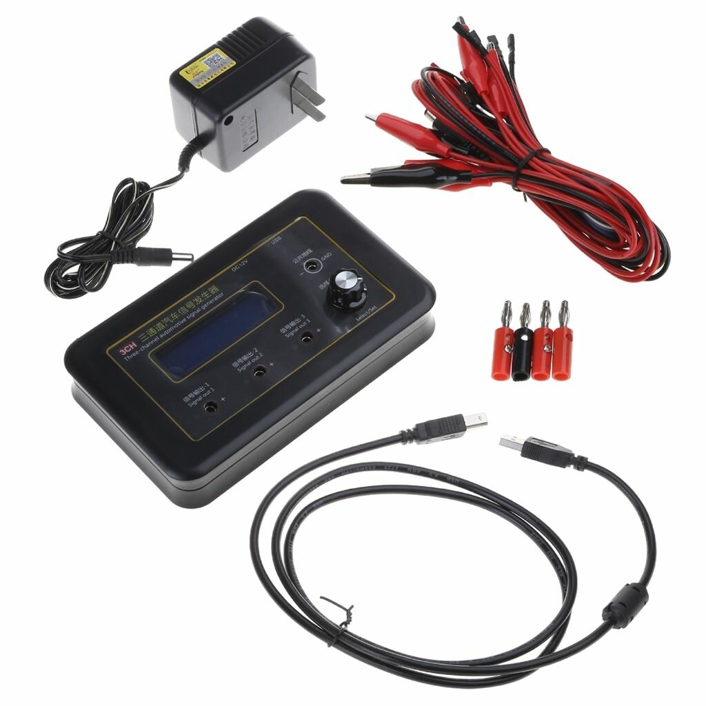 Имитатор датчика коленчатого вала трехканального автомобильного генератора сигналов