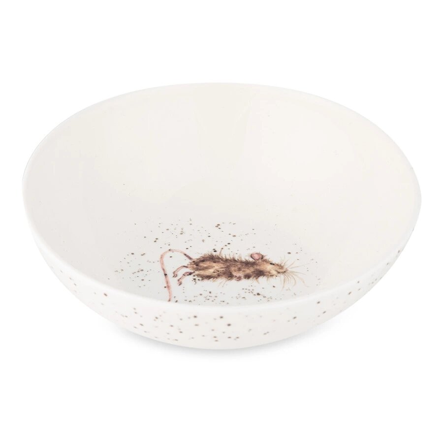 Салатник порционный Royal Worcester Забавная фауна Мышь 15 см, фарфор костяной