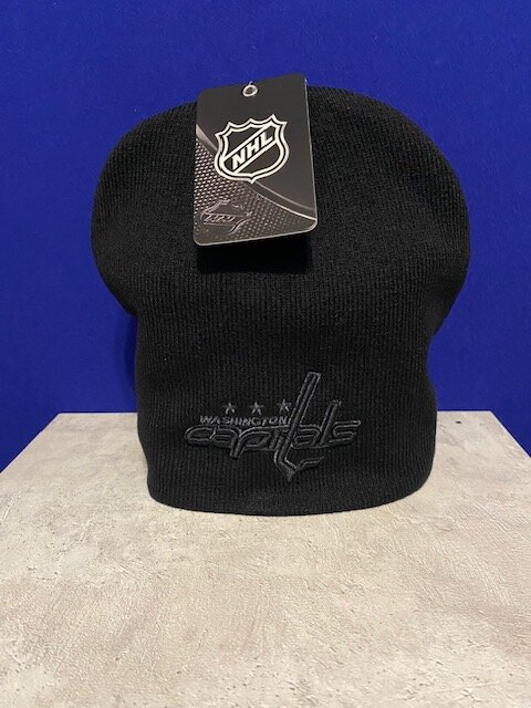 Хоккей шапка Вашингтон Кэпиталз зимняя хоккейного клуба Washington Capitals (США) НХЛ черная