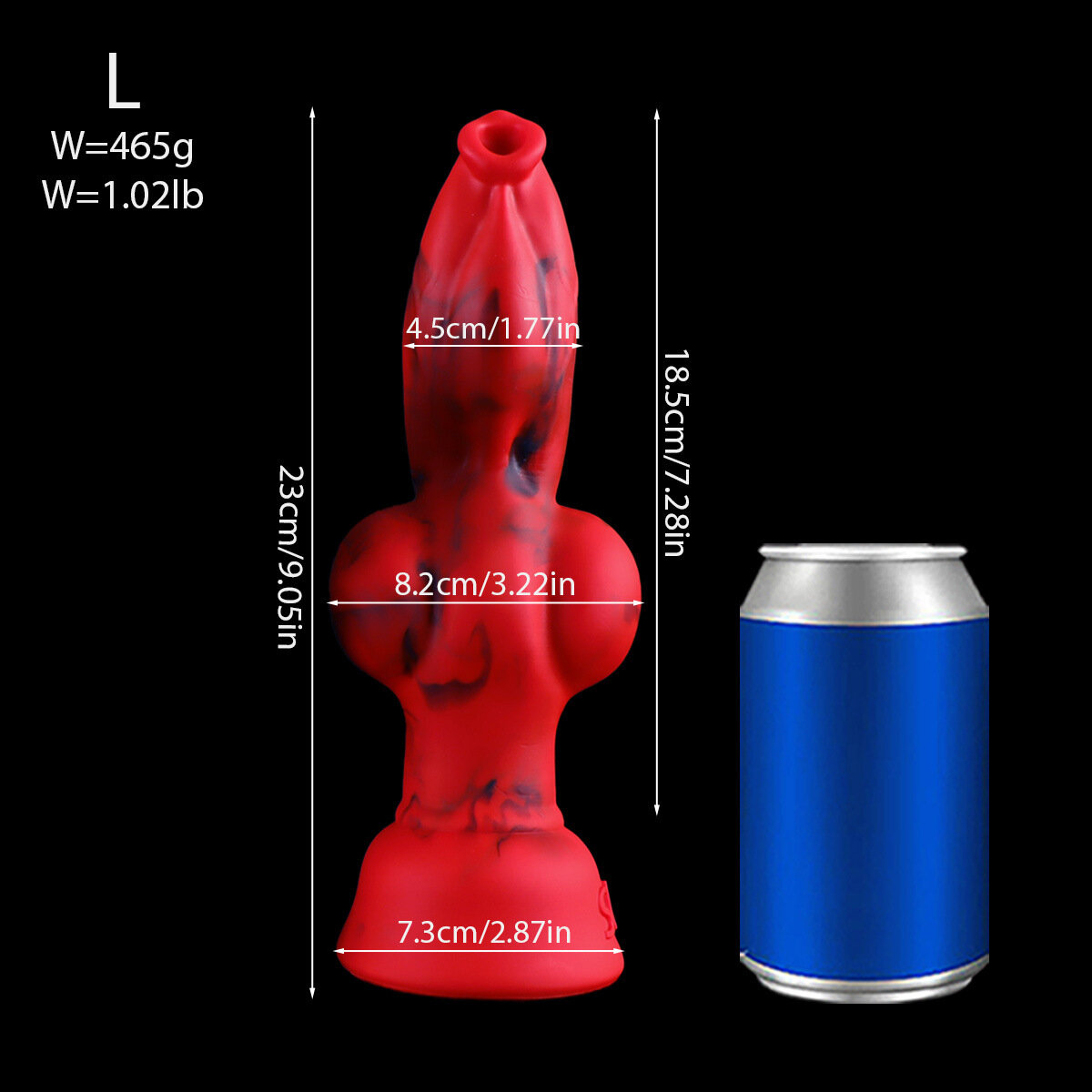 Силиконовый фаллоимитатор в форме волчьего члена для женщин, анальная пробка, игрушка для взрослых, секс-игрушка для