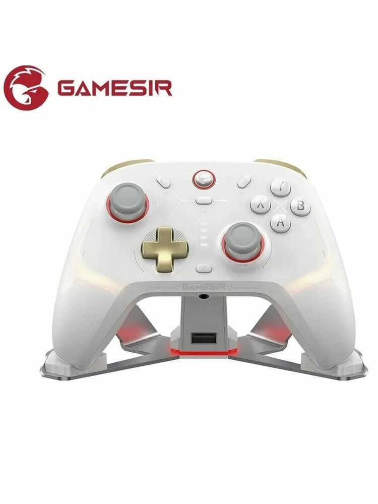 GameSir Cyclone 2 + base Беспроводной игровой контроллер Bluetooth с эффектом Холла Джойстика TMR Sticks для геймпада PC/NS/Android/IOS