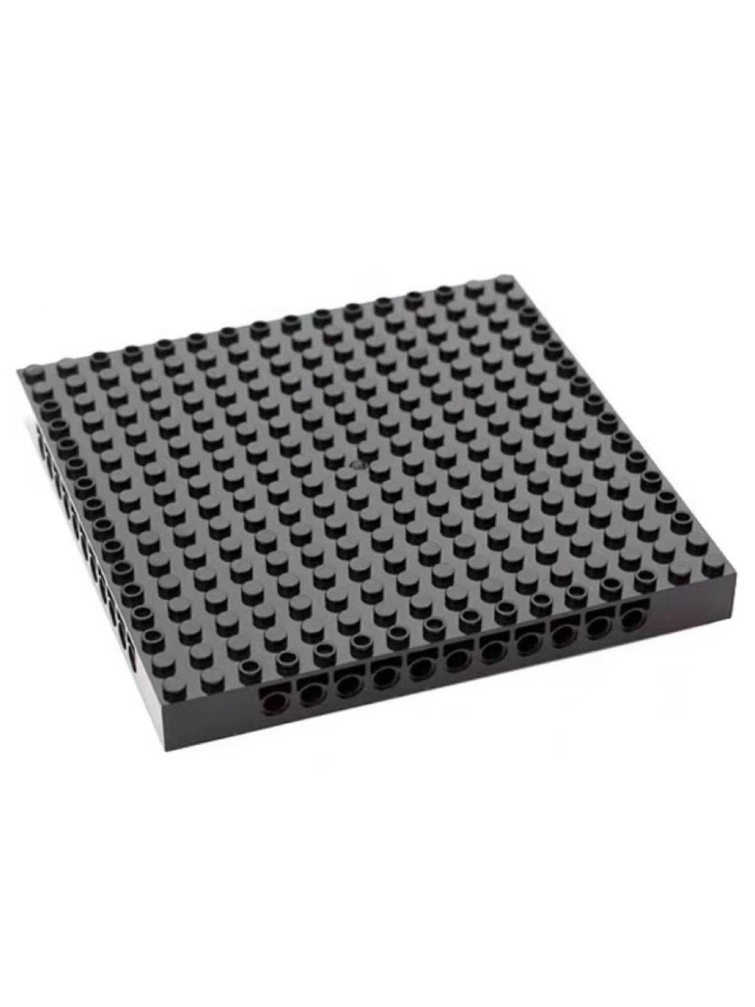 Панель для конструктора 65803 Technic, Brick 16 x 16 x 1 1/3 with Holes, Черная