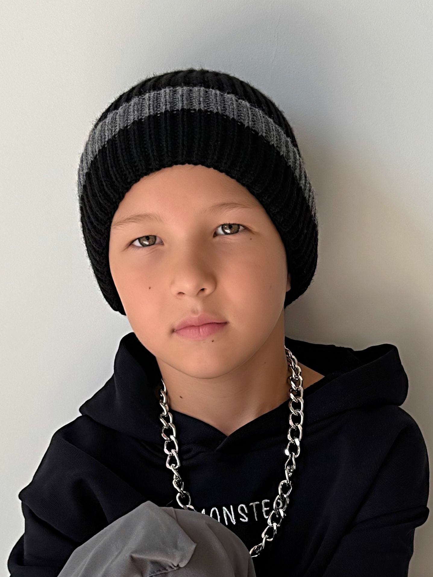 Шапка-бини Осень-зима 2025 для мальчиков