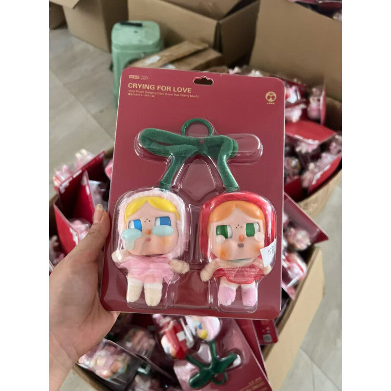 Мягкая виниловая игрушка ZIMOMO Big Boss LABUBU Archangel, 58 см и 38 см, большая кукла в подарочной коробке.