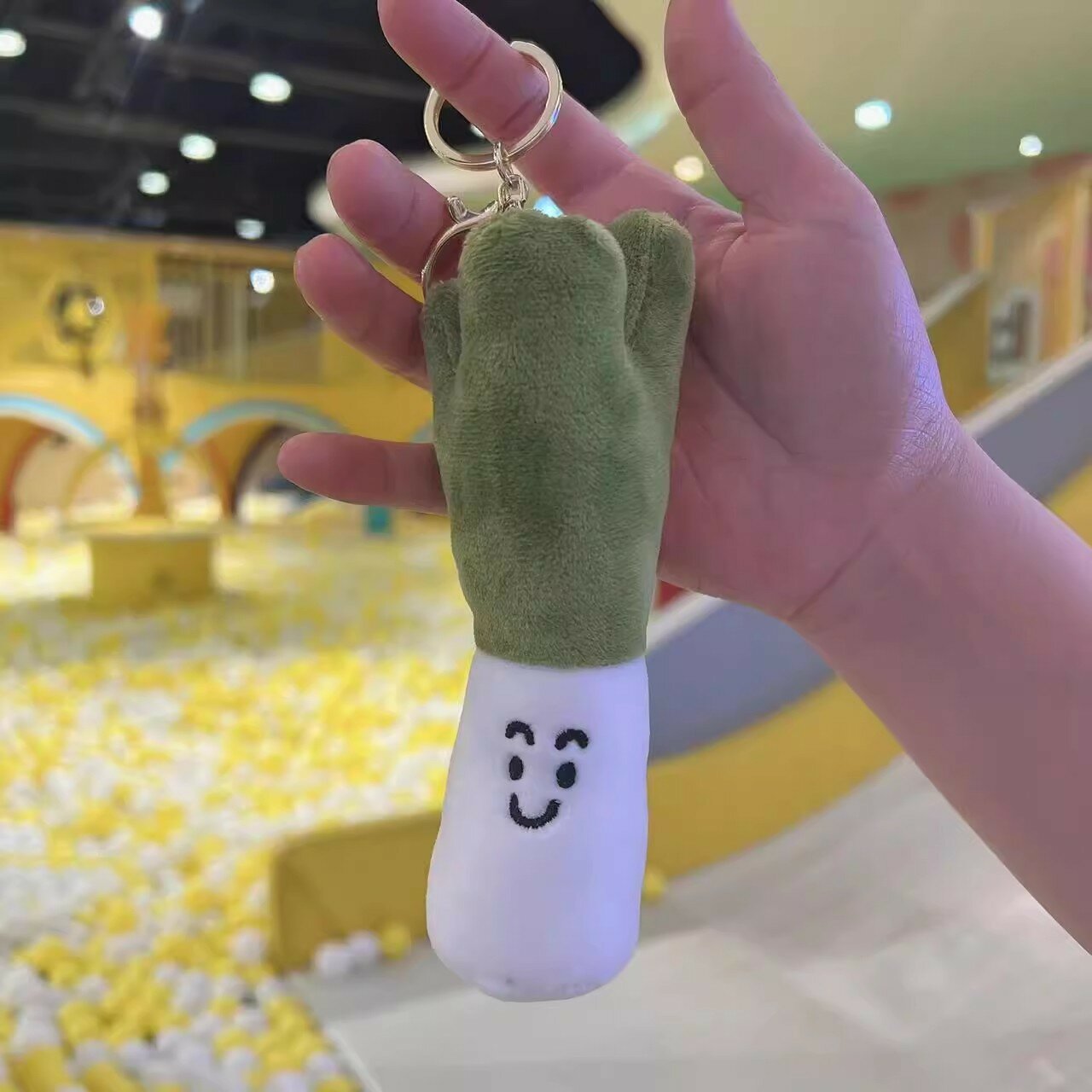 Креативный мультфильм трясти чеснок лук-шалот имбирь перец овощное растение плюшевая игрушка кукла брелок зеленый