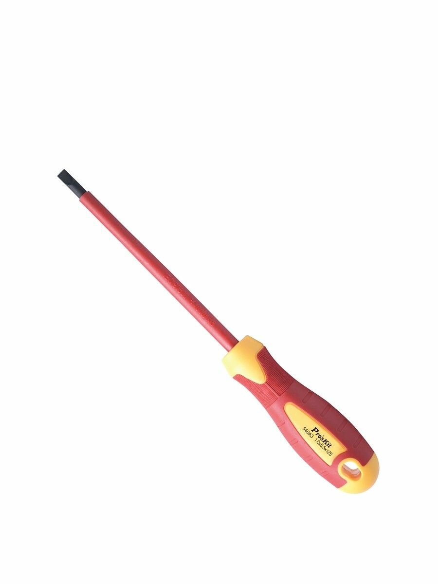 Отвертка диэлектрическая 1000В (- 5.5х125) Pro'sKit SD-810-S5.5