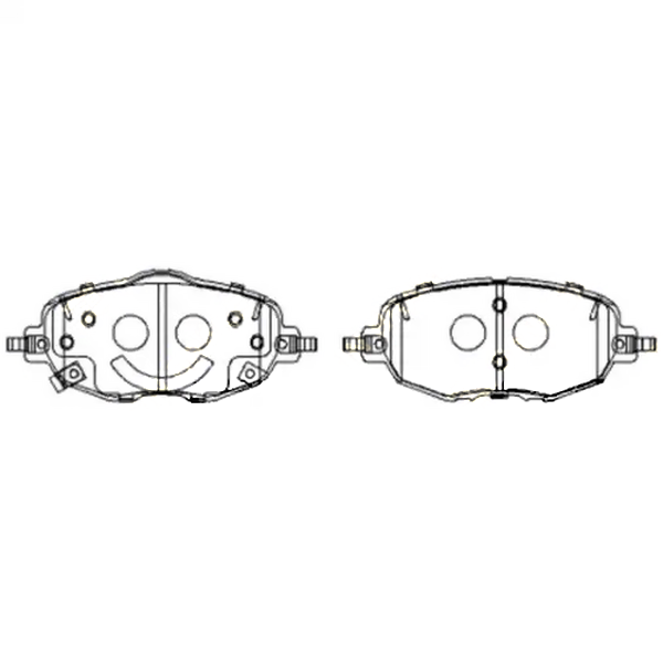 CTR GK1534 колодки тормозные дисковые передние\ changan uni-v 22