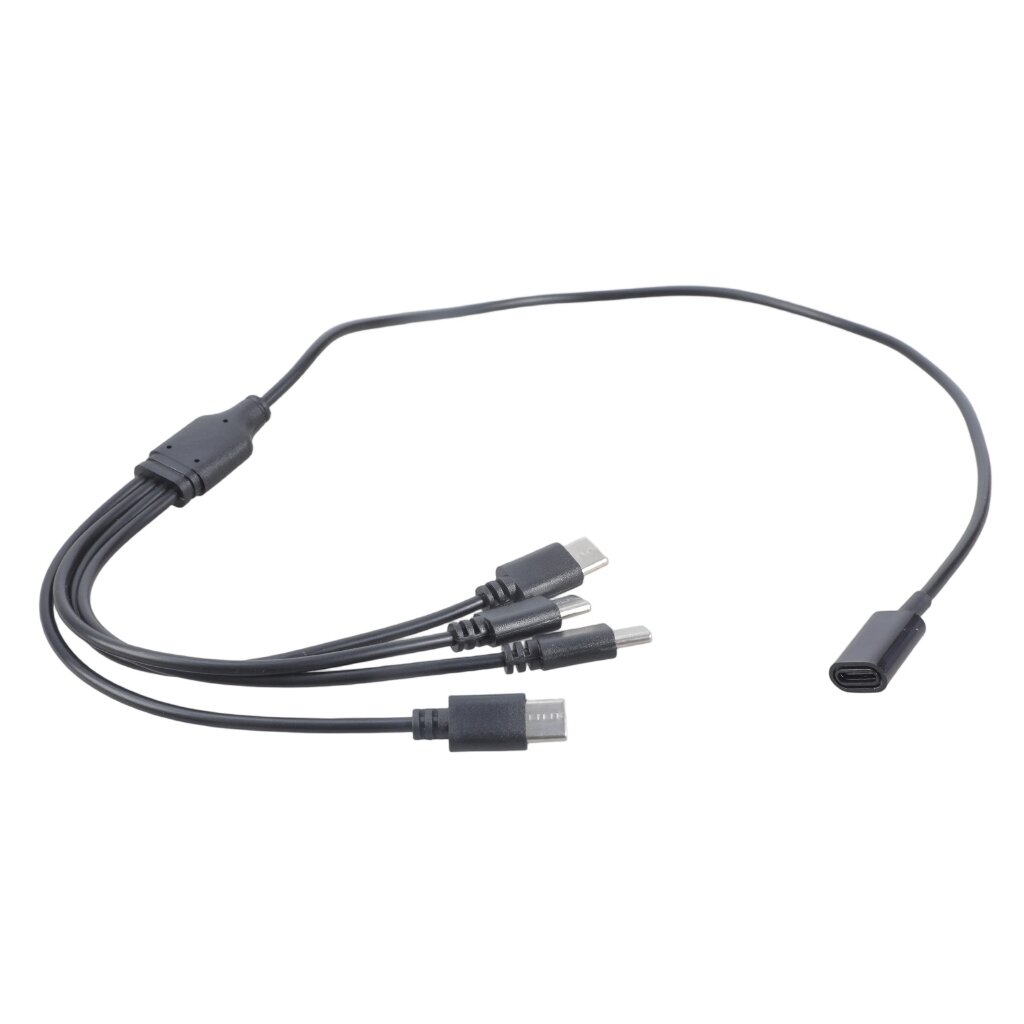 Кабель для зарядки нескольких устройств USB C 50 см Провод Питания 5 В С 4/6 Портами Опционально