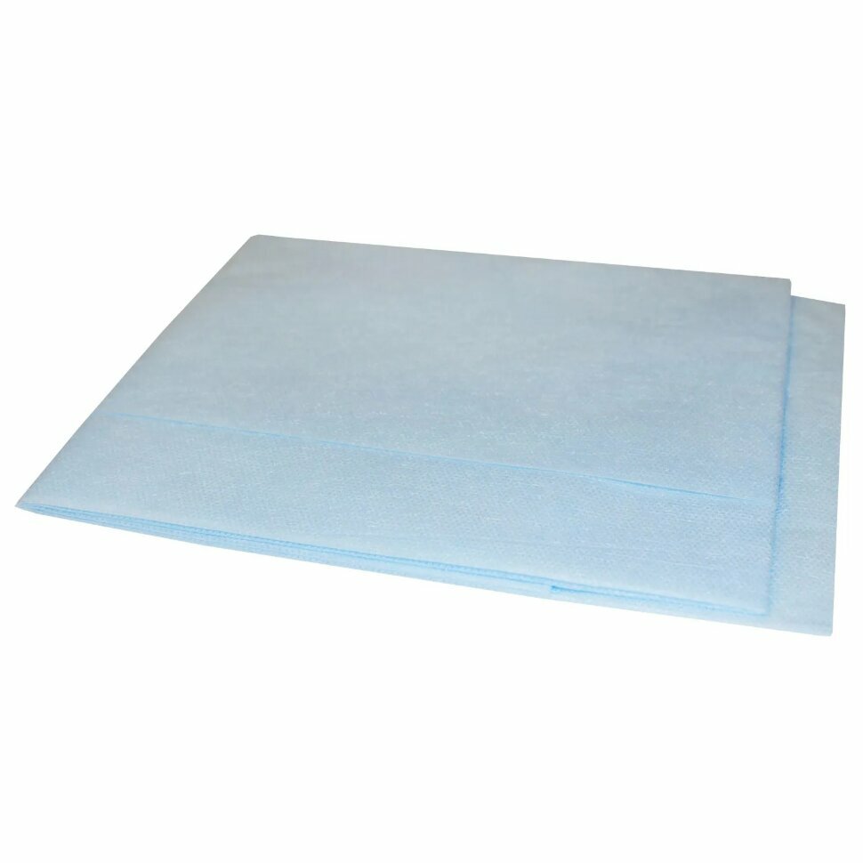 Салфетка стерил. 70х80см спанбонд пл.25, голубая, 1шт./уп Гекса, 79895