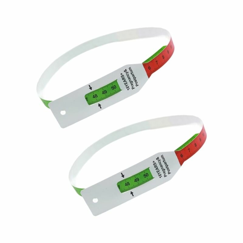 1 комплект линейки для измерения окружности руки младенца длиной 2,56 см, линейка головы