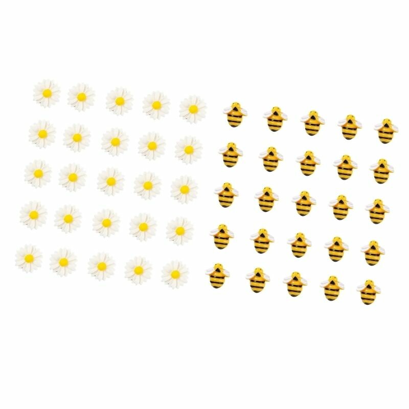 1 коробка из 50 смоляных пчелиных хризантем для украшения своими руками