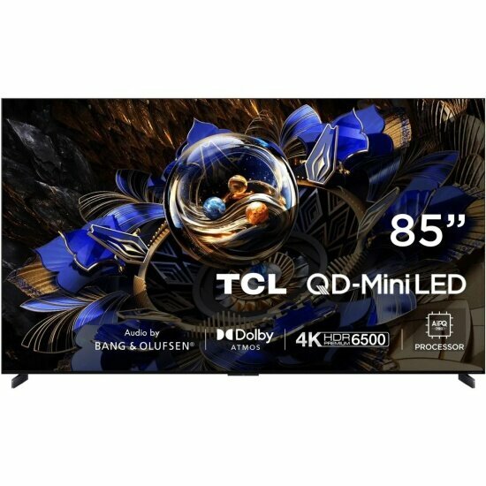 Телевизор Tcl 85X11K, QLED, QD-MiniLED, 4K Ultra HD, QLED, VRR 144Hz, синий