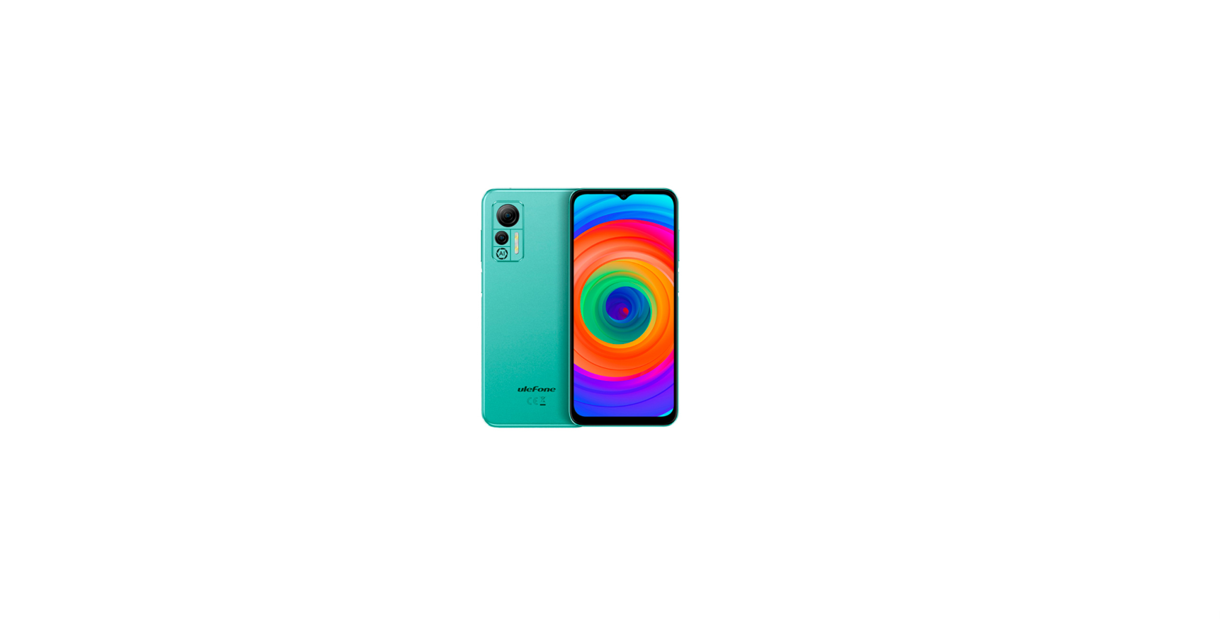 Смартфон Ulefone Note 14 4/64 Mint Green, 6.5", 4500 мАч, Type-C, 64 ГБ