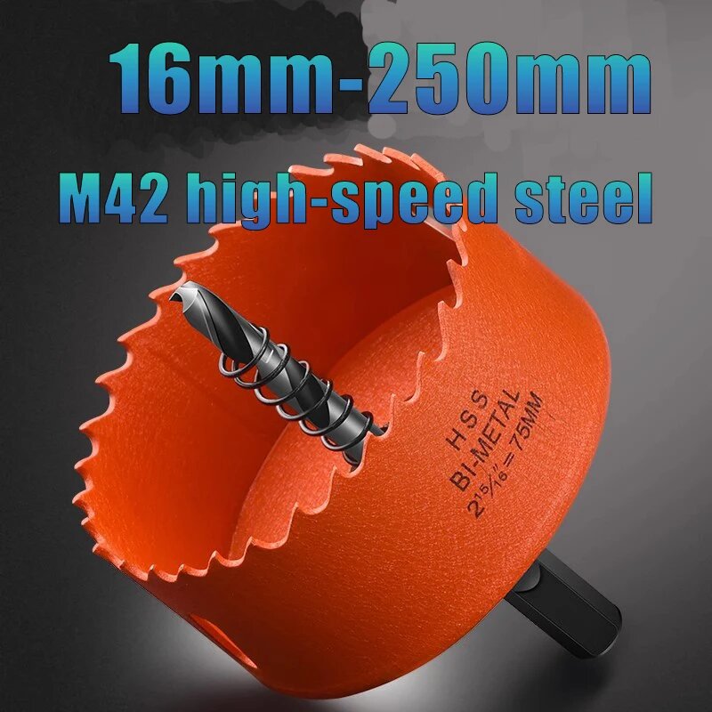 Биметаллическое колонковое буровое долото M42 16-250 мм 27-1pcs