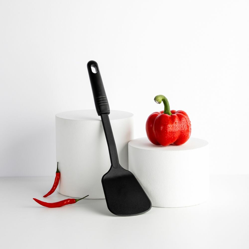 Лопатка кухонная кулинарная, жаропрочный нейлон,