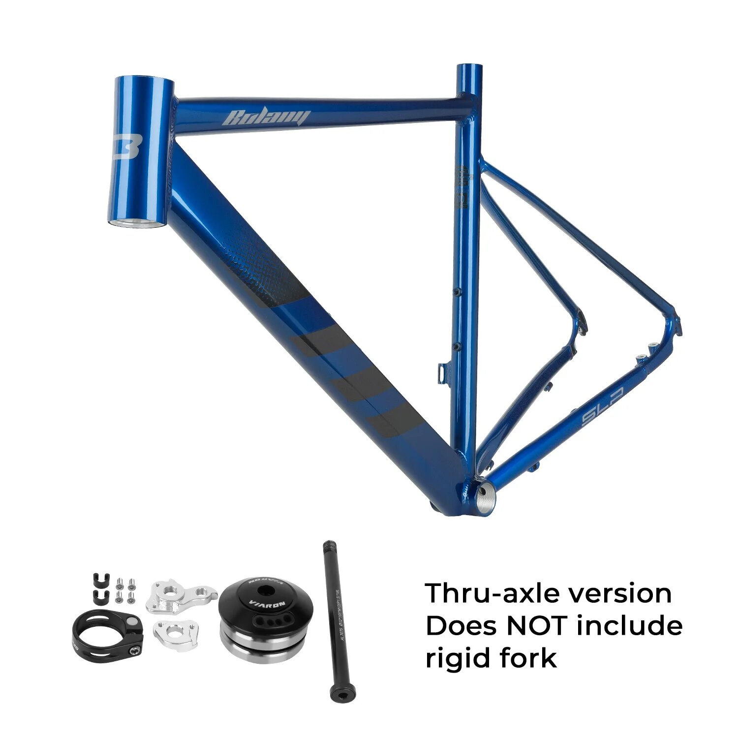 BOLANY Рама шоссейного велосипеда из алюминия 6061 Синий, XL, Blue-Only Frame TA