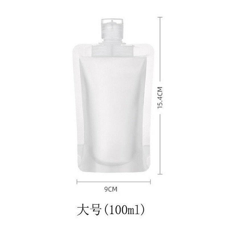 Сумка для упаковки лосьона Портативная косметичка без принта Костюм Дорожное мыло для тела Упаковка шампуня Артефакт