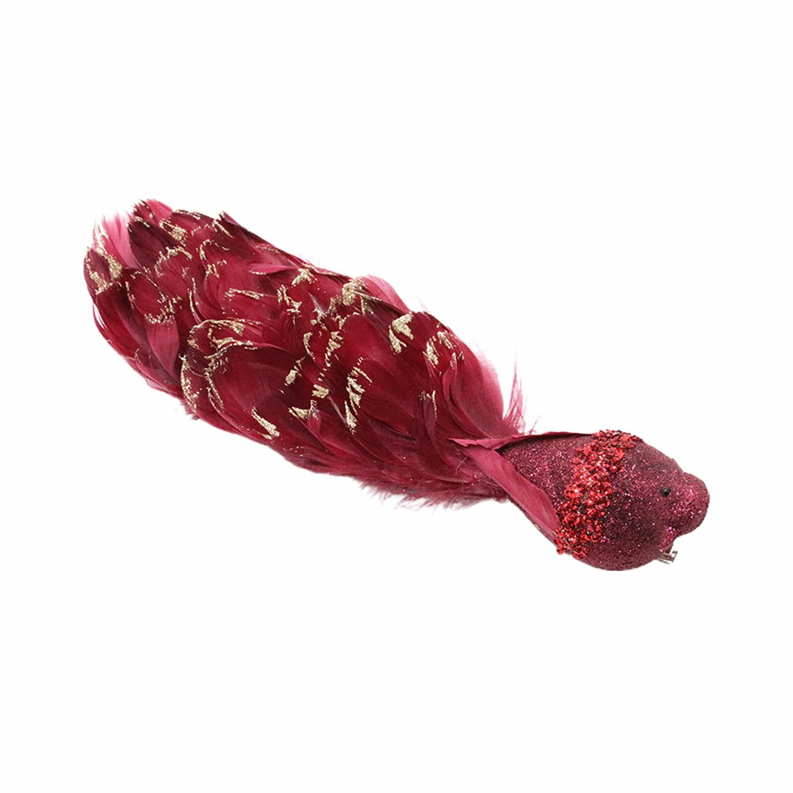 Имитация перьев рождественской птицы в стиле красной птицы два 40см