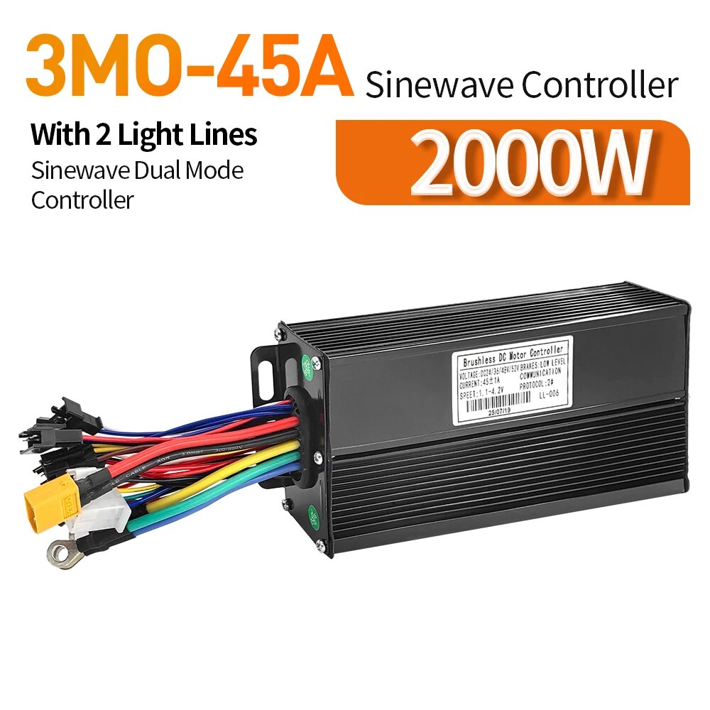 EZKT Контроллер S966 NFC для электровелосипеда 1500/2000 Вт 3M45A Controller SM