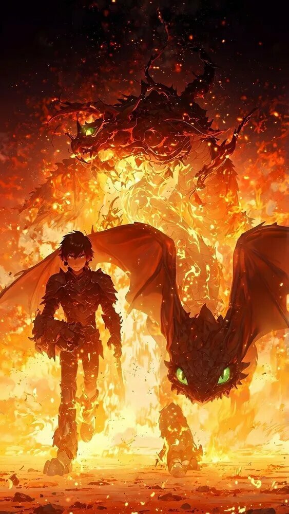 Алмазная Мозаика " Как Приручить Своего Дракона " 40X50 См Алмазная Вышивка / Украшения