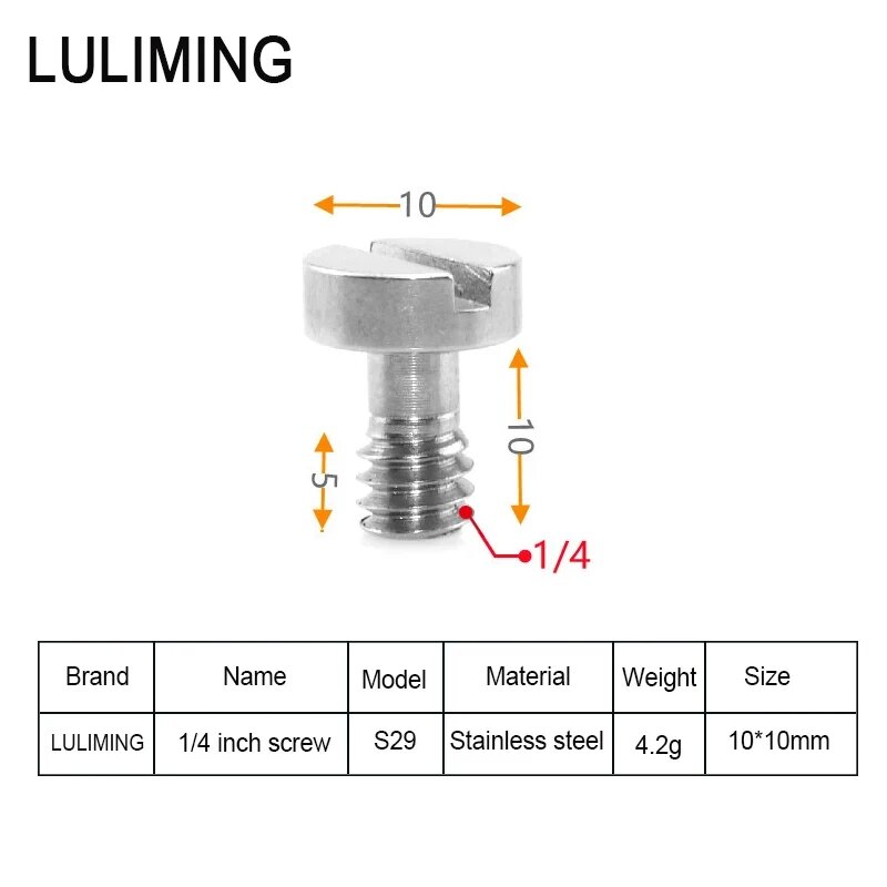 Быстросъемный винт адаптер LULIMING для штатива S29 1PC