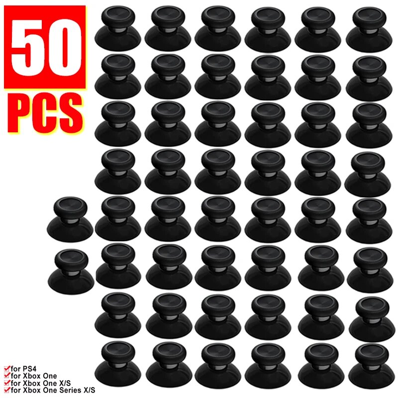 50 рокер-крышек для Xbox One, черные
