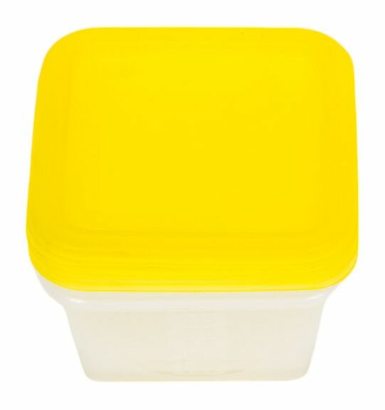 Набор квадратных емкостей для продуктов FunCook Fusion 0,33 л 3 шт FC1107