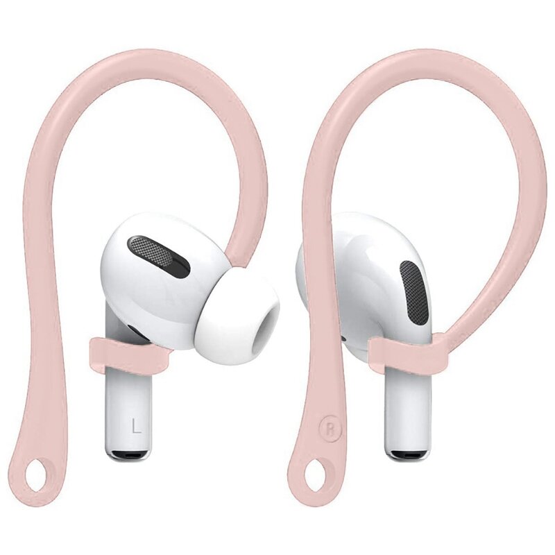 **(1 комплект) Спортивные держатели-заушники для AirPods Pro 3, предотвращают потерю - розовые**