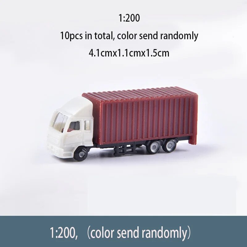 Миниатюрные модели автомобилей 1:50 1:75 1:100 1:150 1:200 Бордовый, 10x lorry 200 scale