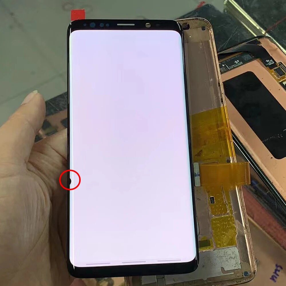 ЖК-экран для Samsung S9 G960 SM-G960F, ЖК-дисплей, сенсорный экран, дигитайзер в сборе с дефектом для Samsung G960 LCD S9 Dot