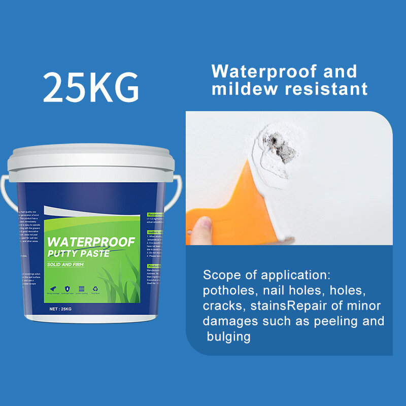 Кросс-бордерная английская версия Патчи Крем Белый Водонепроницаемый Паста для Ремонта Стен Паста для Ремонта Поверхности Стен Экологически Чистое Покрытие Специальное Предложение для Внешней Торговли Штукатурка