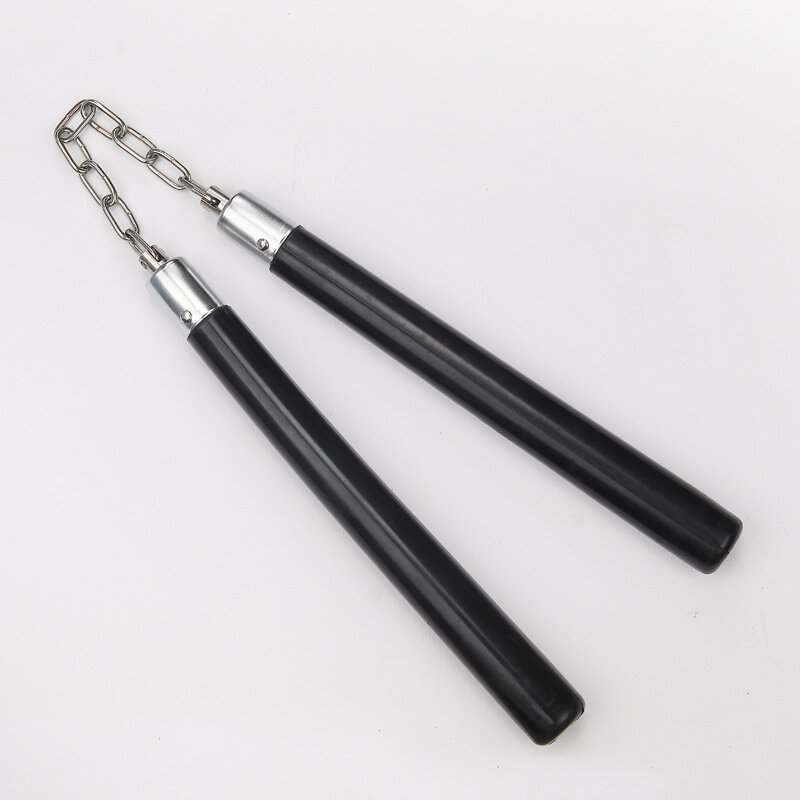 Нунчаки из натурального каучука, нунчаки Брюса Ли, практические тренировки с нунчаками, двухсекционные нунчаки, тренировочная палка для тхэквондо.