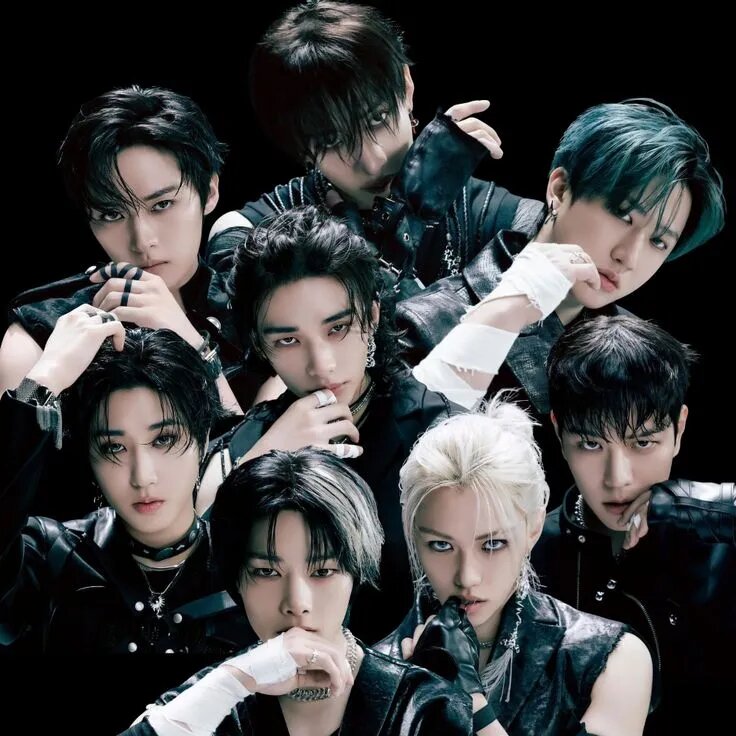 Алмазная Мозаика "Stray Kids K-pop" 40х50 См Алмазная Вышивка / Картина Стразами Подарков / Украшения