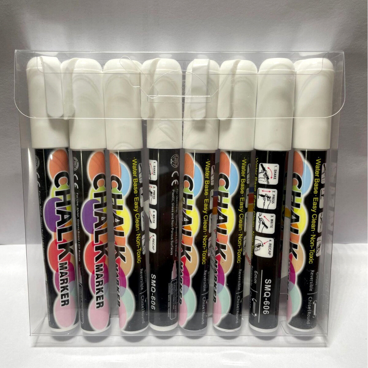 Флуоресцентный маркер для доски, стираемый маркер, ручка POP Color, экологичная офисная ручка, безпыльный жидкий мел, ручка для световой доски 6 мм