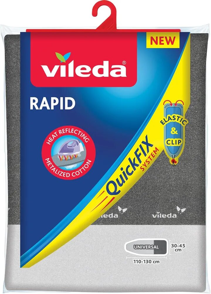 Vileda Чехол для гладильной доски "Vileda QuickFix", 130 см х 45 см