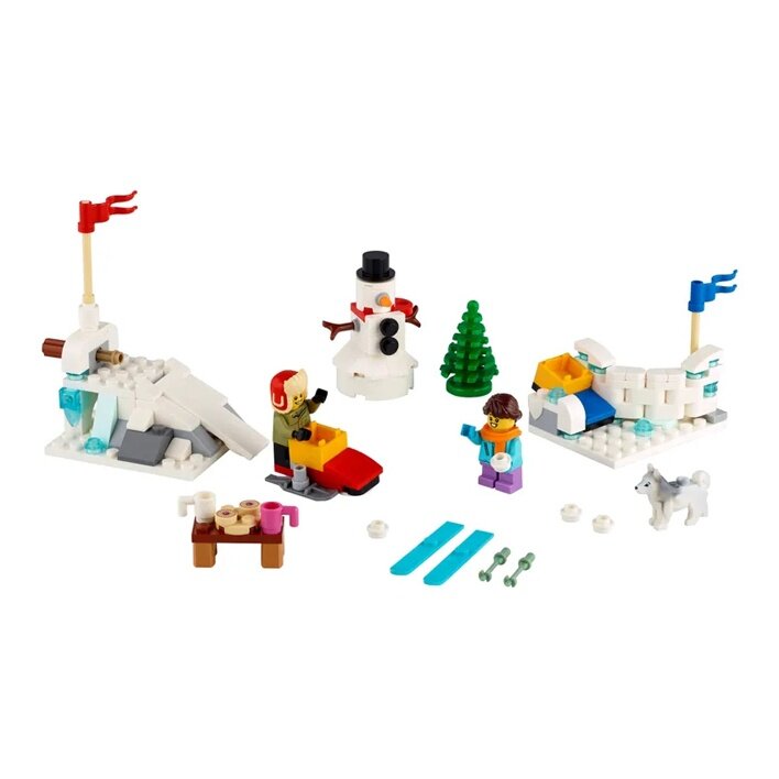 LEGO Зимний Снег баталья Конструкторы 149 шт. 40424