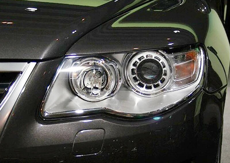 Для Volkswagen VW Touareg 7L 2003 2004 2005 2006 2007 2008 2009 2010 отличные ультра яркие CCFL ангельские глазки набор колец For 07-10 Halogen HD