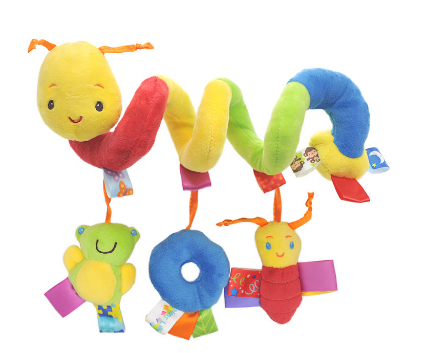 Ранное развитие Мягкая детская кровать кровать детская автомобильная игрушка спиральная детская игрушка новорожденная автомобильное сиденье профессор Белл клубничная игрушка подарок детская клубника и мобильный (()