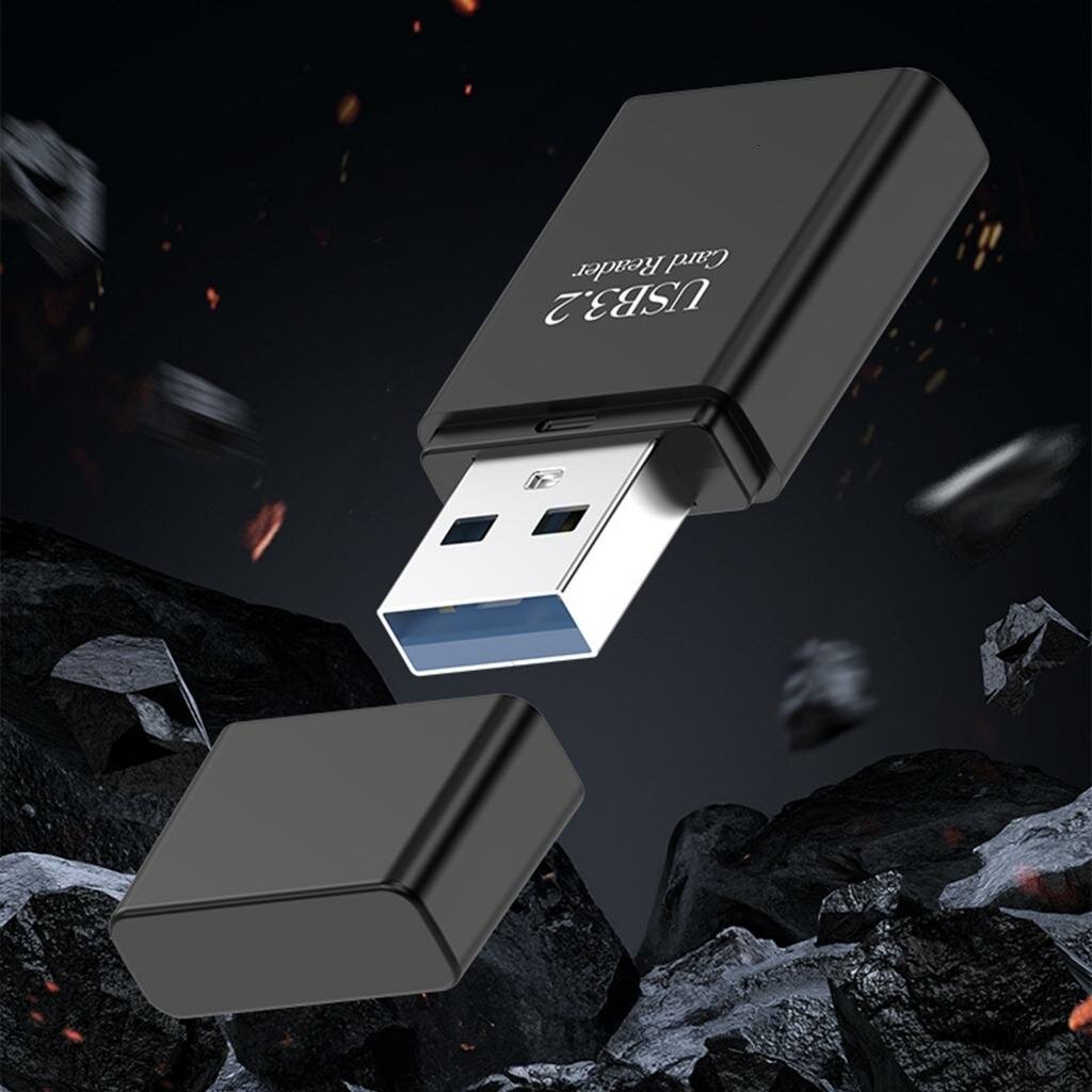 USB 3.2 Gen1 Card Reader, Черный - Нерв А. А. — фото 1