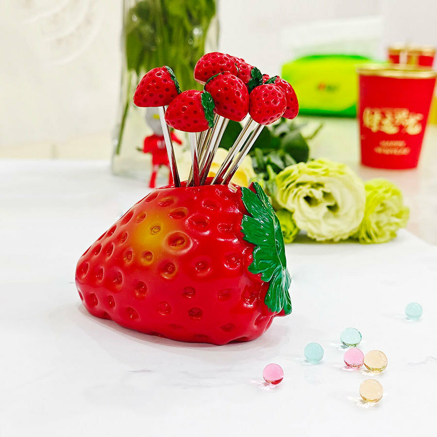 Вилка для фруктов из нержавеющей стали креативная домашняя Западная вилка для торта Десертная Вилка Подарочный костюм