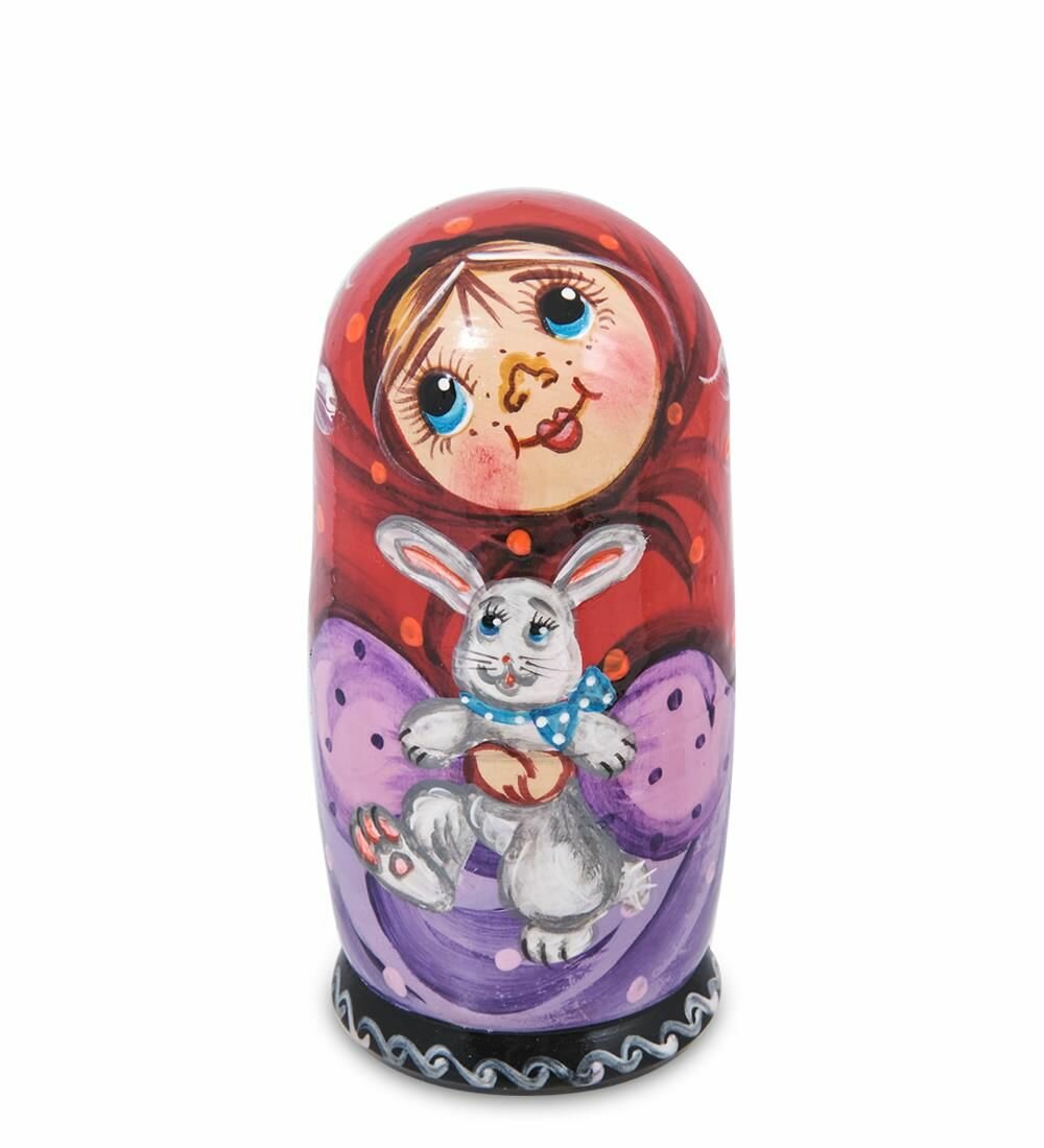 Матрешка 5м "Фрося" мал. A2190078 Народные промыслы, Дерево липа, краски, лак