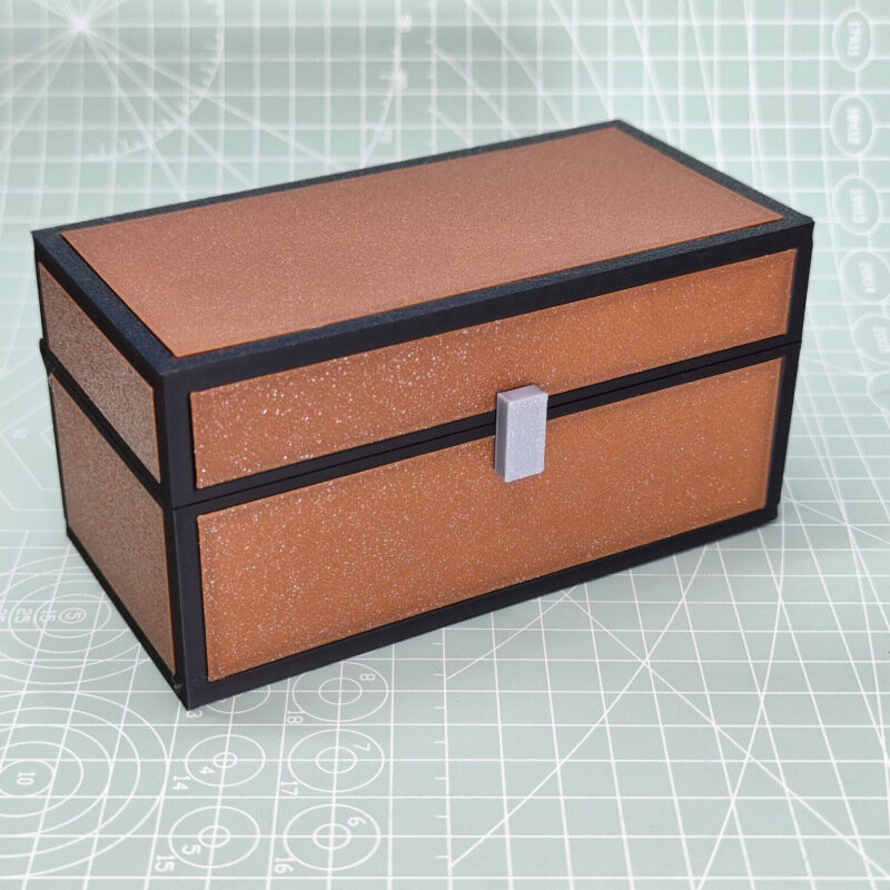 Сундук с сокровищами из Minecraft, настольный орнамент, настольная коробка для хранения, игрушка из Minecraft