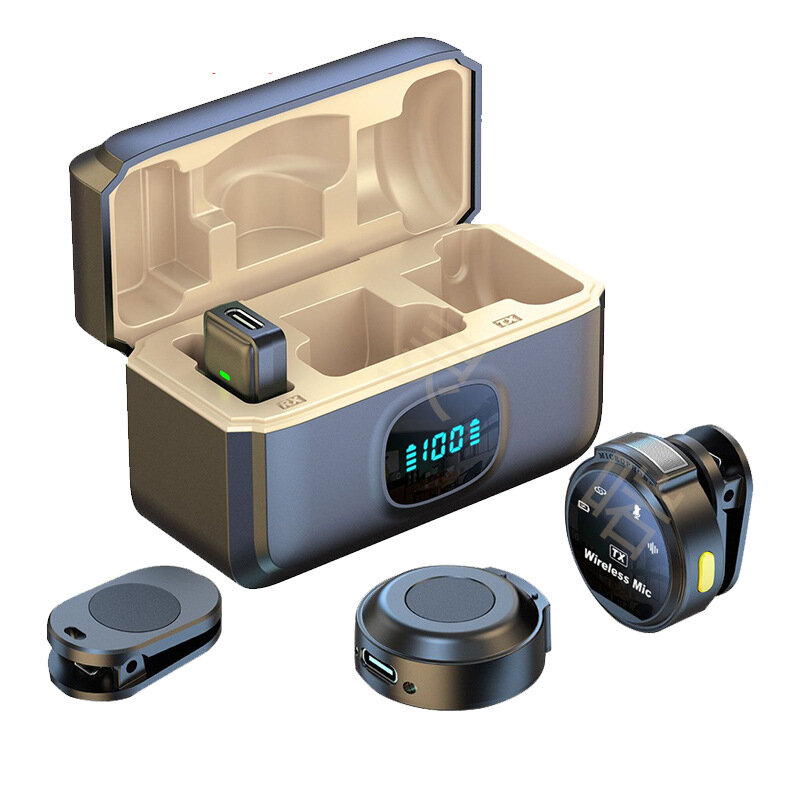 J3 Новая частная модель беспроводного петличного микрофона для мобильного телефона, прямой трансляции, шумоподавление, интервью, мини-микрофон