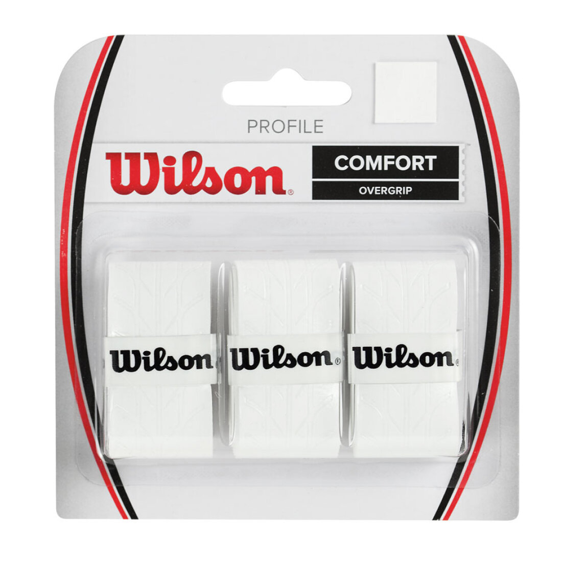 Обмотка для ручки ракетки Wilson Overgrip Profile x3 White WRZ4025WH