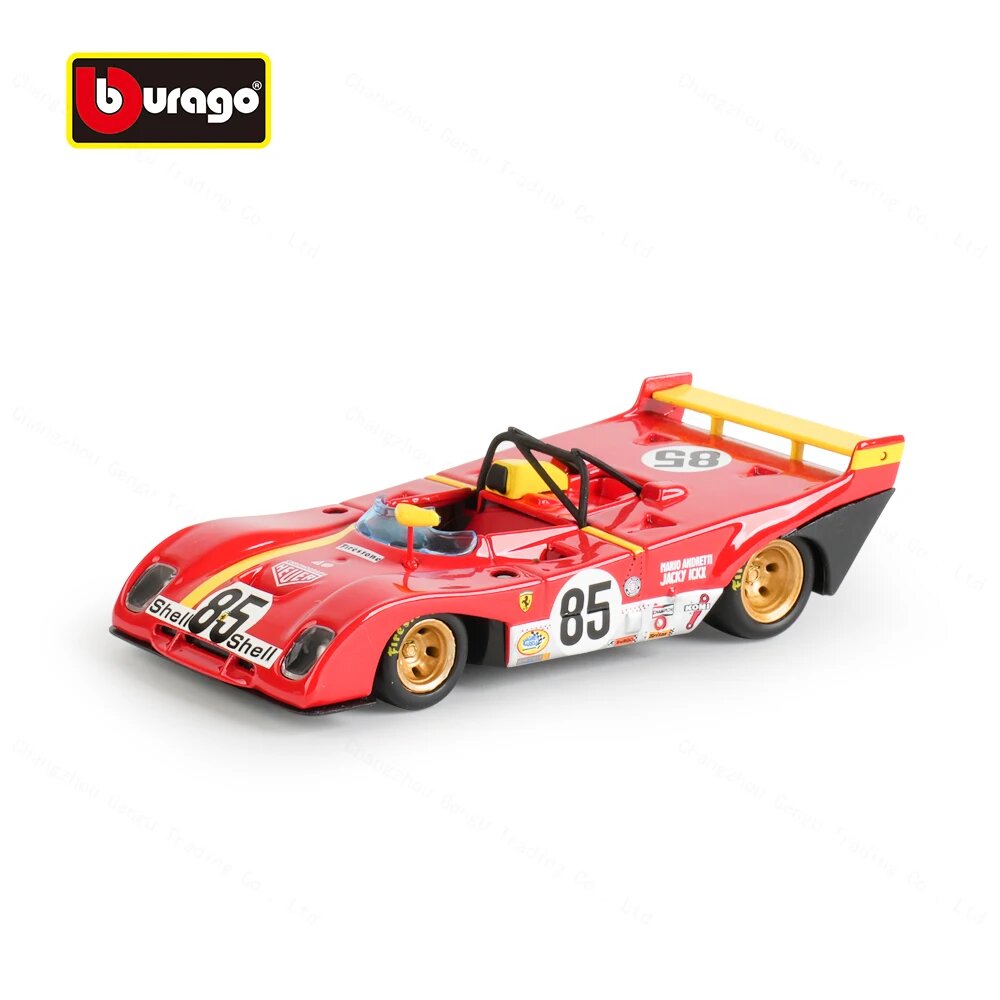 Bburago Ferrari 312 P 1972 металлическая модель
