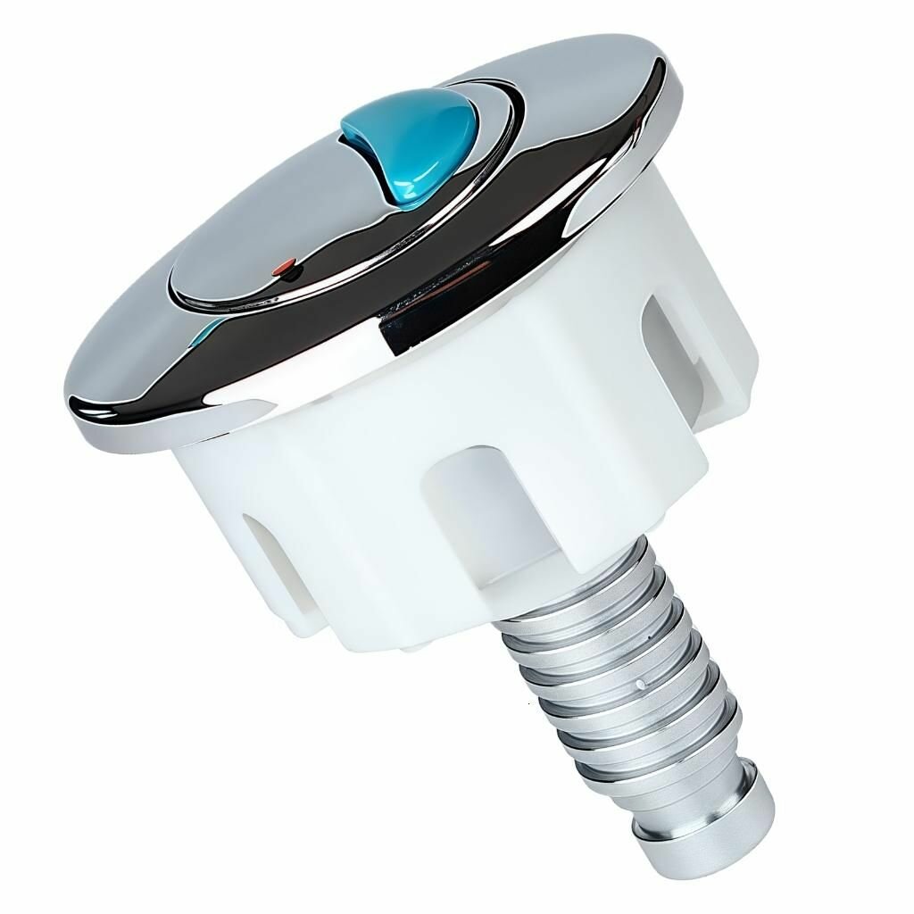 Система управления тросом для сливного бачка, Овальный серебристый